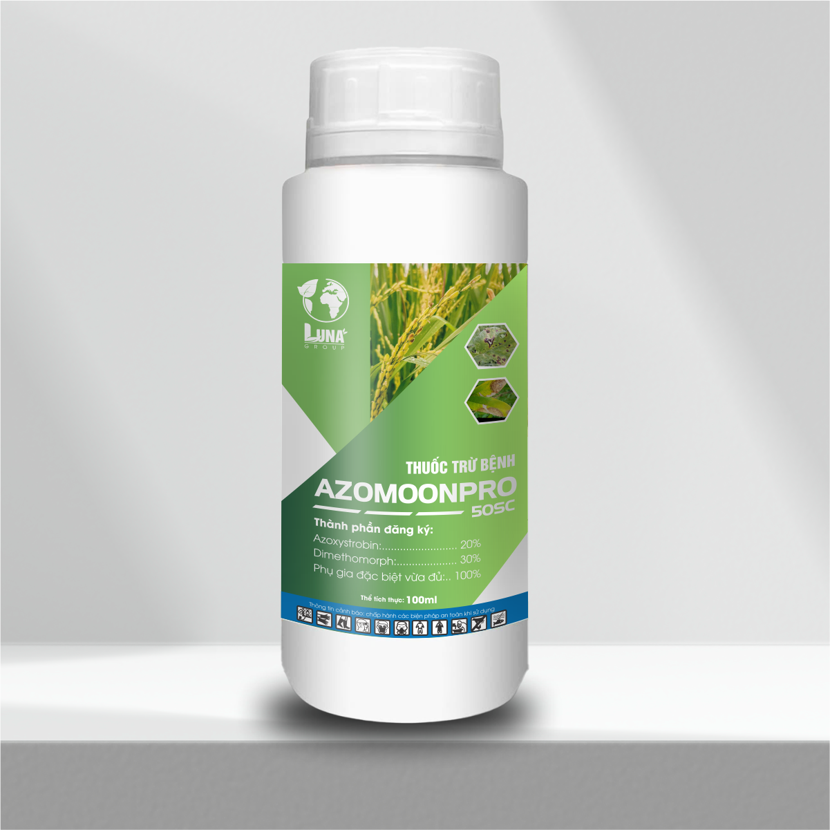 Thuốc trừ bệnh AZOMOONPRO 50SC - Luna Group Agri